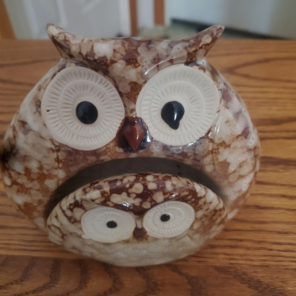 Handmade | Art | Vintage Ceramic Owl Figurine Ceramic Owl Ceramic Hand ...
